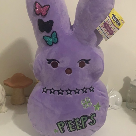 Peeps | Holiday | Easter Peeps Emo Astm Plush In Color Purple Brand New | Poshmark